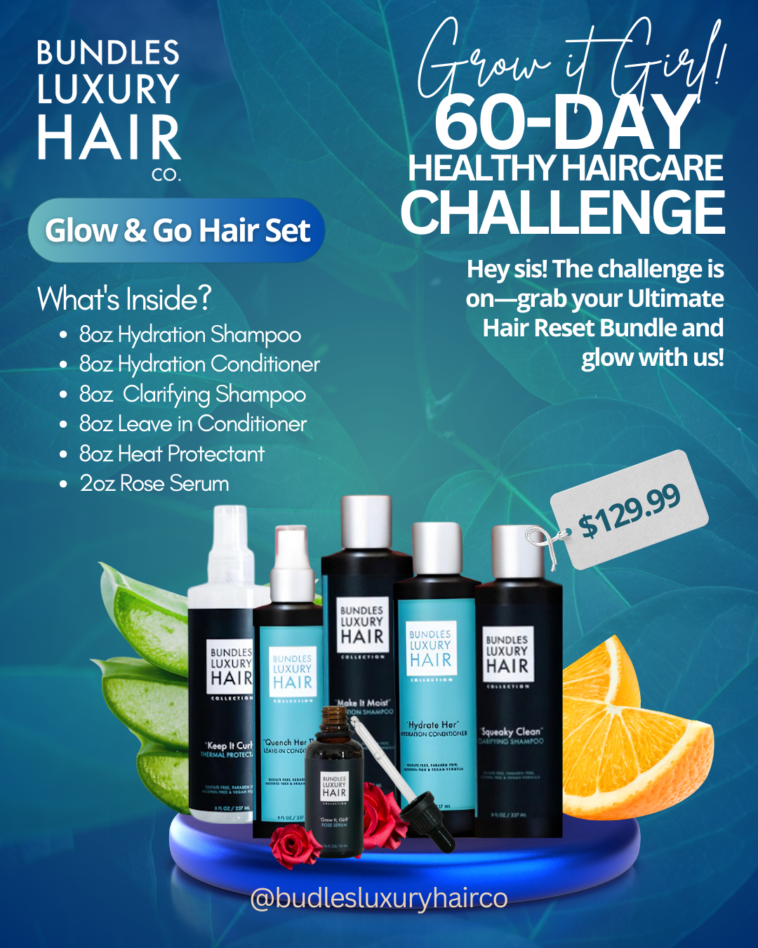 Glow & Go Hair Set – Bundles Luxury Hair Co.